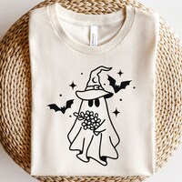 Cute Flower Ghosts Bundle PNG ONLY Digital Download, Cricut Silhouette ...