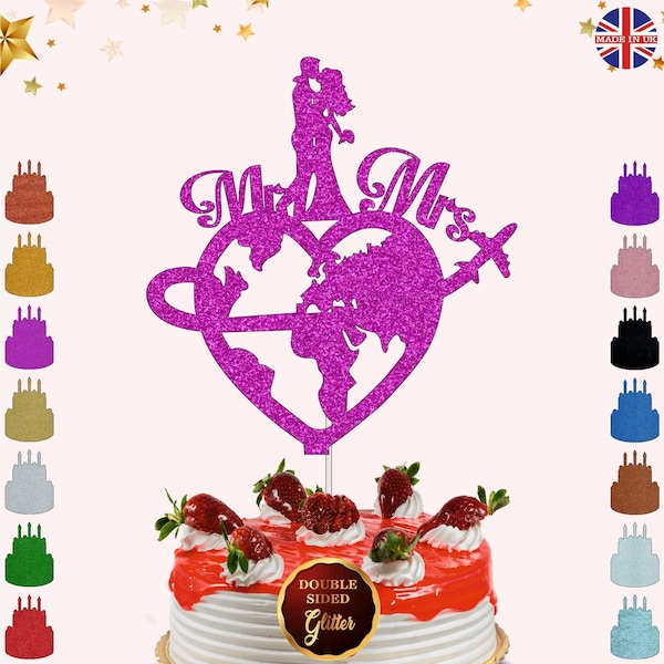 Travel Cake Topper - Etsy UK