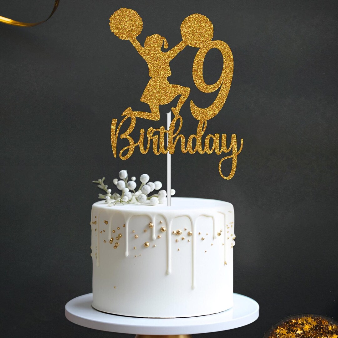 Cheerleader Cake Topper Dancer Cake Topper Personalised Cheerleader ...