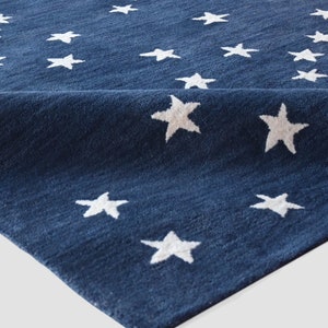 Starry Night Blue Carpet A Timeless Traditional Beauty Available in 3x5 ...
