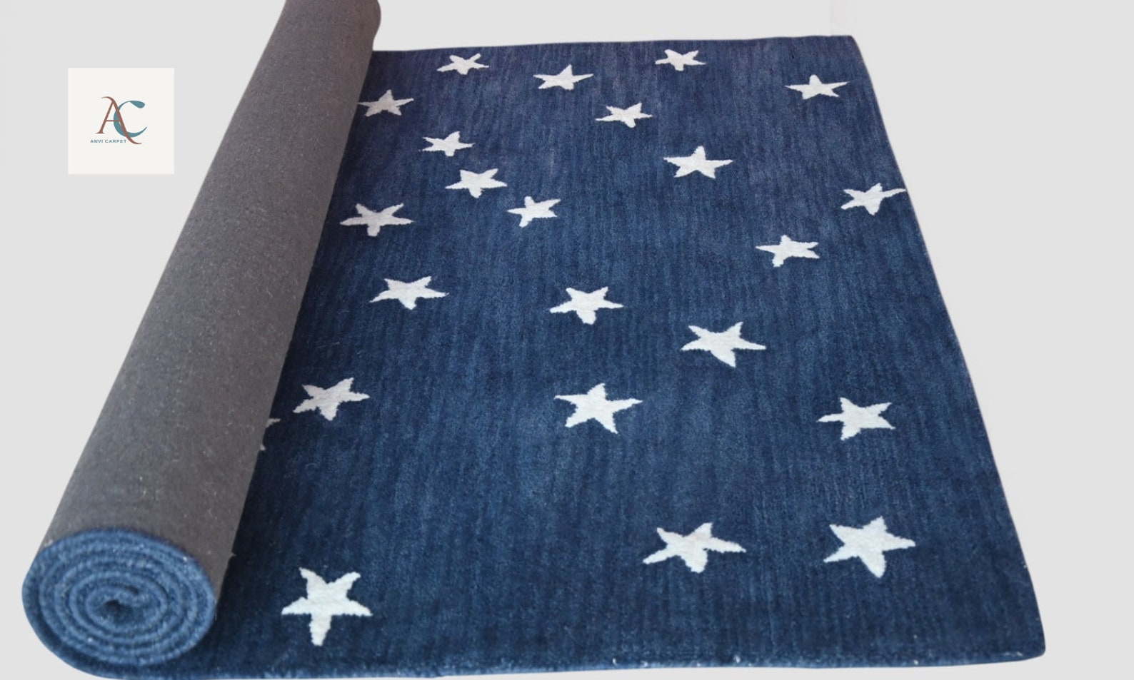 Starry Night Blue Carpet A Timeless Traditional Beauty Available in 3x5 ...