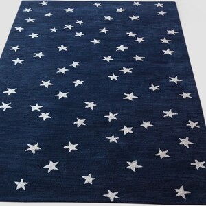 Starry Night Blue Carpet A Timeless Traditional Beauty Available in 3x5 ...