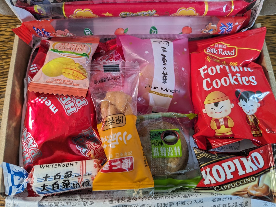 Mini Mooshie Box/snack Box/ Hamper/ Party Favour/ Asian Snacks/ Mochi ...