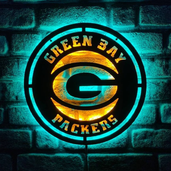 Green Bay Packers Wall Sign - Etsy