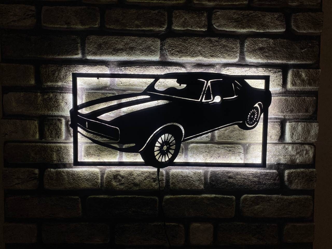 Dodge Challenger Led Sign , American Car , Dodge Challenger Wall Decor ...