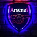 Arsenal Football Club Led Sign, Arsenal Wall Decor, Football Gift ...