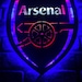 Arsenal Football Club Led Sign, Arsenal Wall Decor, Football Gift ...