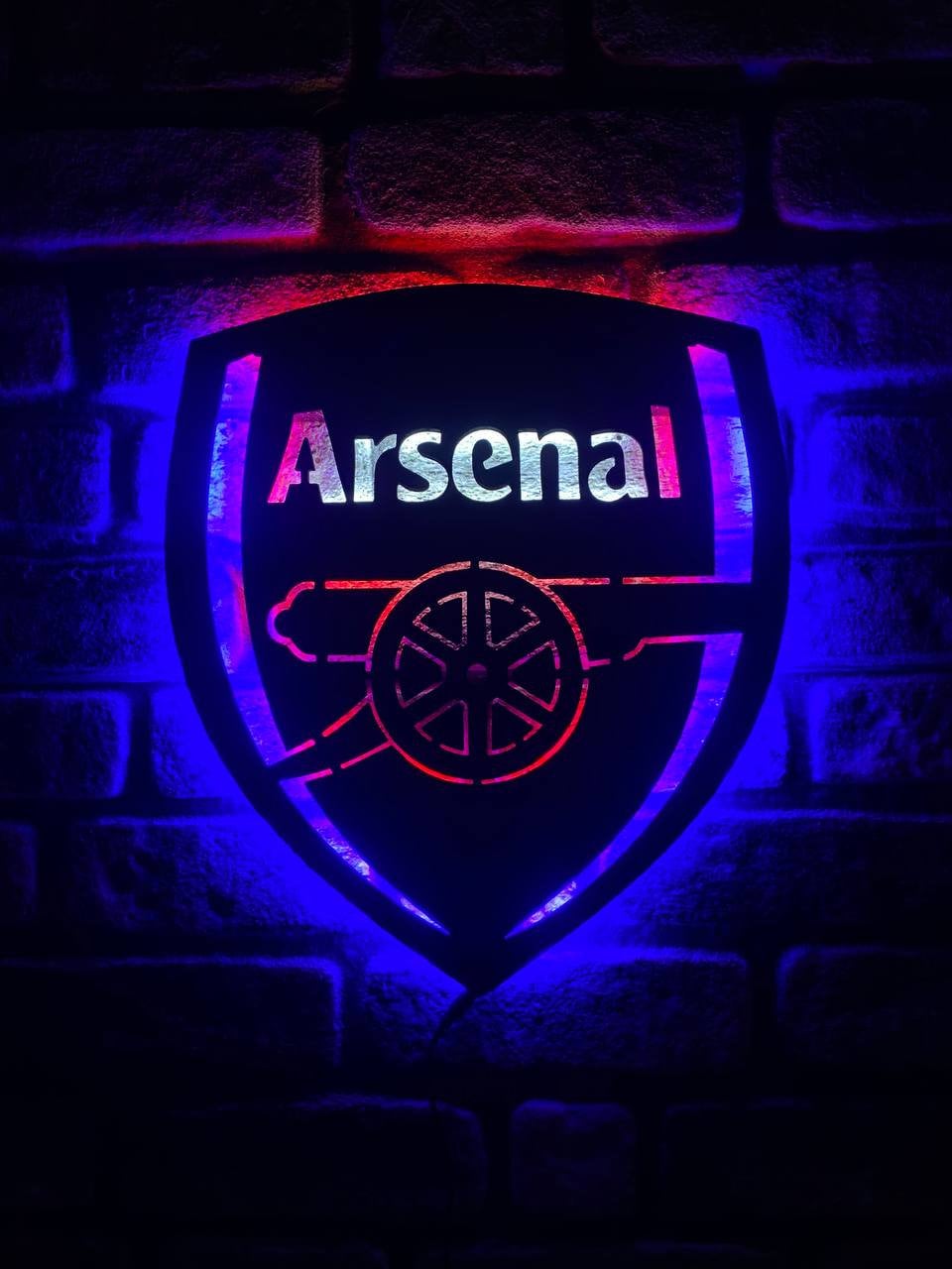Arsenal Football Club Led Sign, Arsenal Wall Decor, Football Gift ...