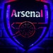 Arsenal Football Club Led Sign, Arsenal Wall Decor, Football Gift ...