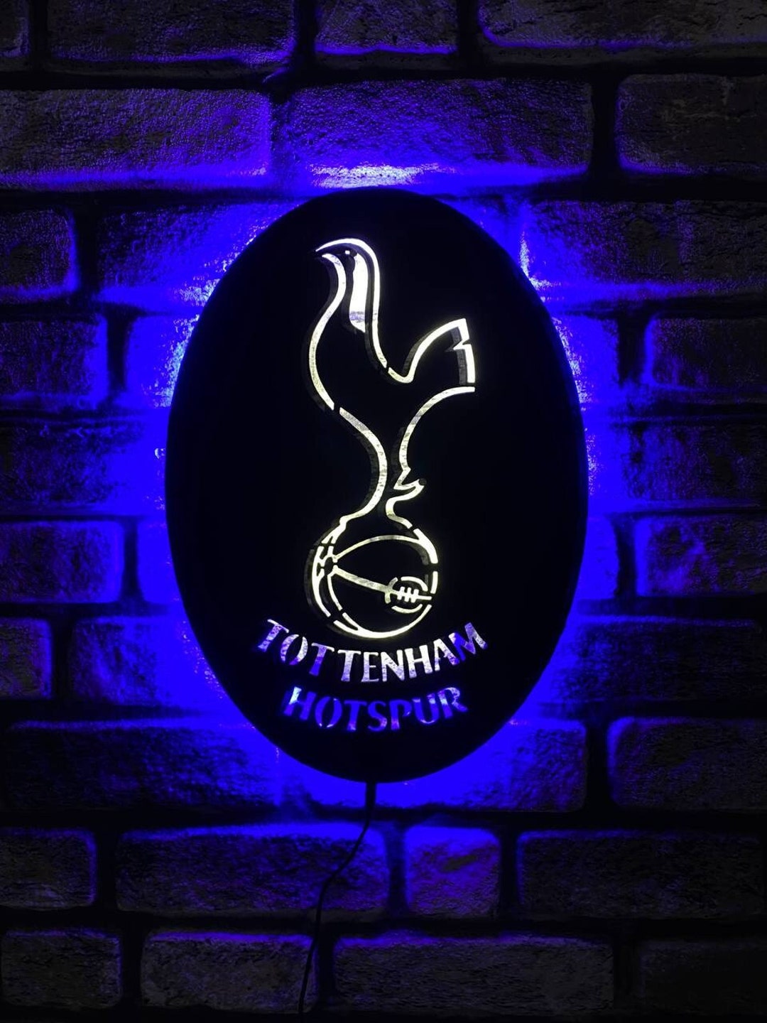 Tottenham Hotspur Led Sign, Neon Sign, Football Team Wall Hangings Sign ...