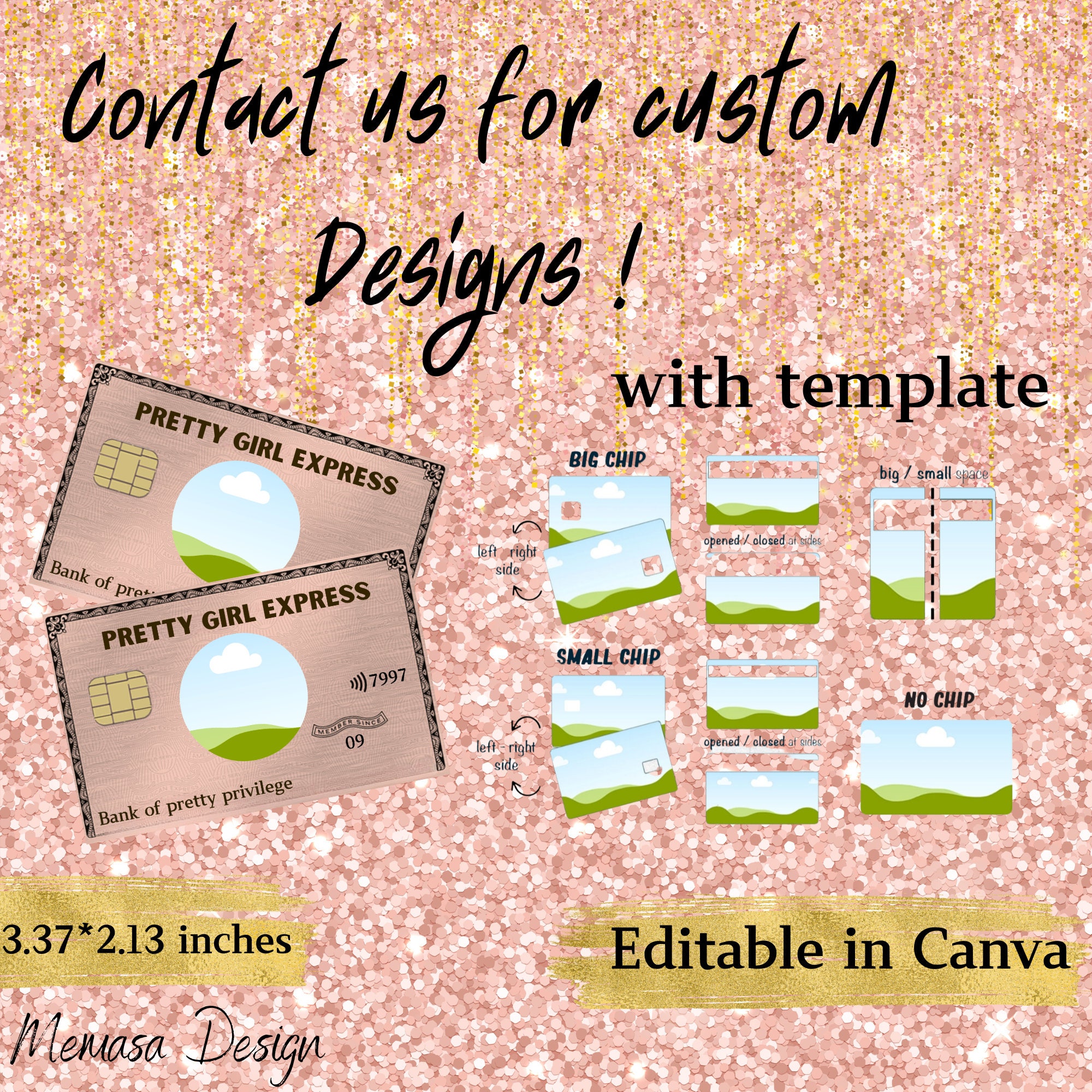 Pretty Girl Express Card Skins Credit Card Skin Template-debit Card ...