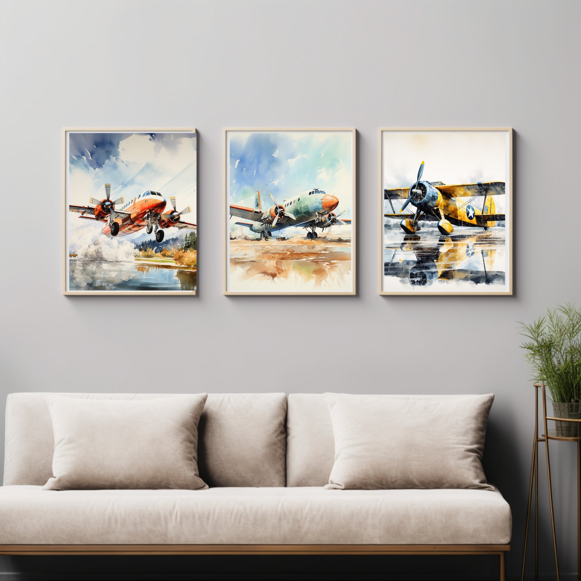 Aviation Wall Art Aviation Poster Print Aviation Set of 10 - Etsy
