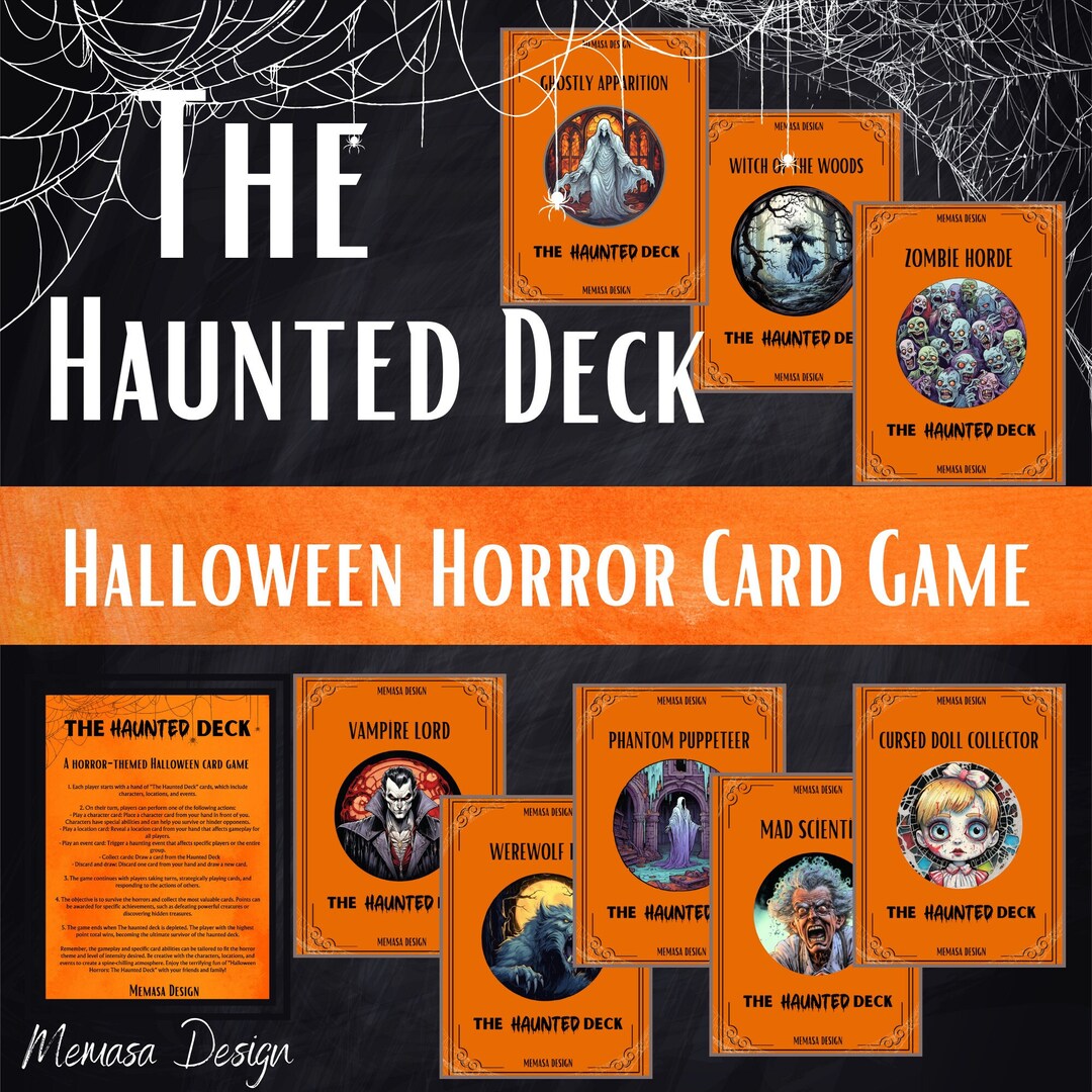 The Ultimate Halloween Card Game, Playing Cards, Halloween Games ...