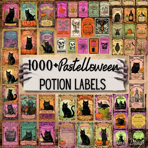 Potion Label Png - Etsy