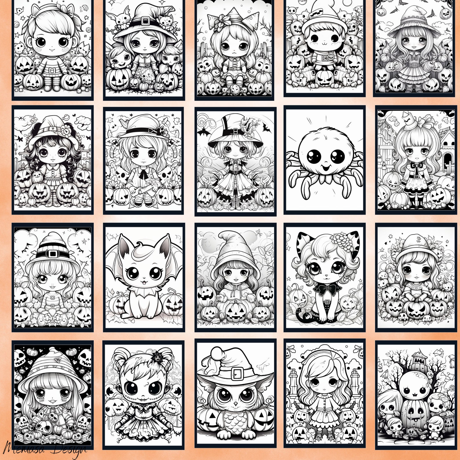 Printable Halloween Colouring Pages, Kids Halloween Coloring Sheets ...