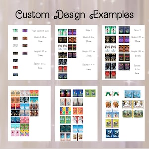 Custom Mini Book Covers, Printable Miniature Book Covers,special Gifts ...