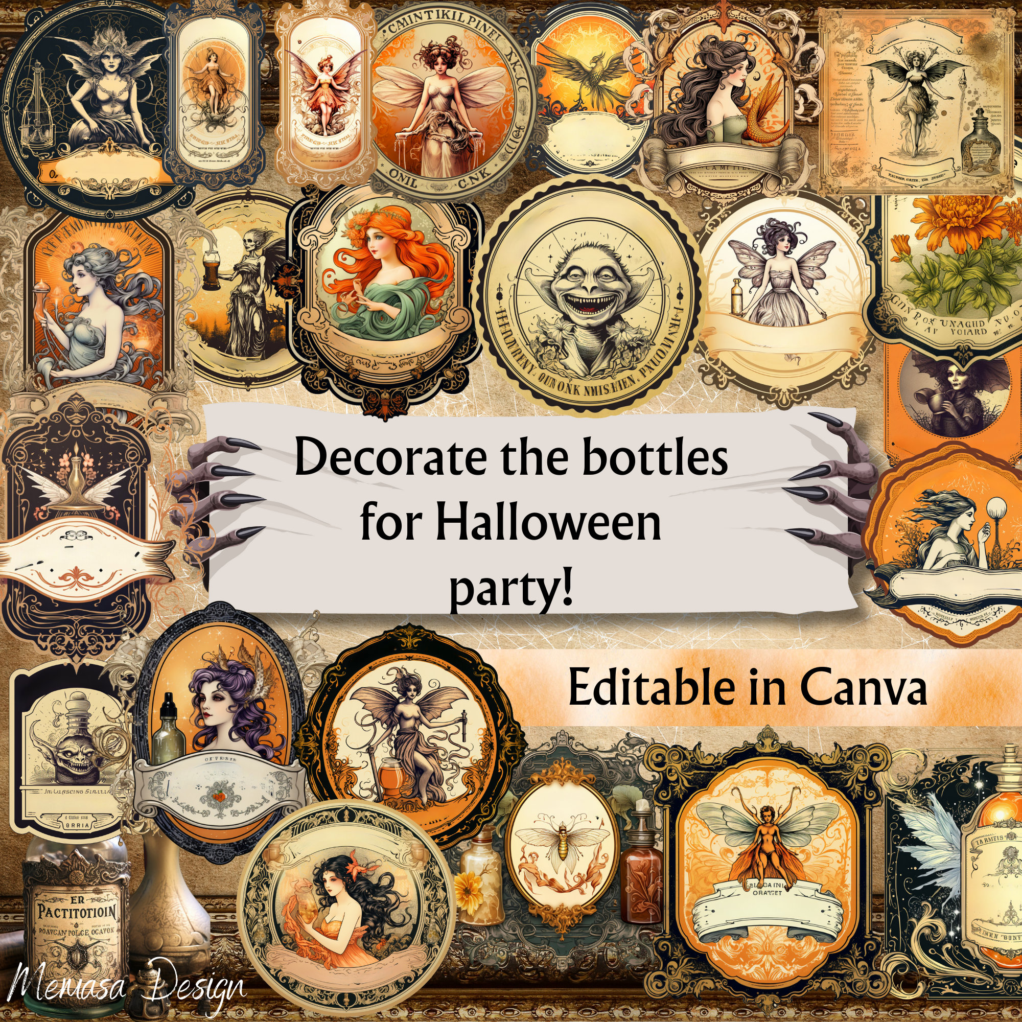 Editable Halloween Weird Potion Labels Editable Apothecary - Etsy UK