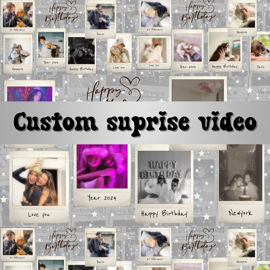 Custom Surprise Video, Her Favorite Playlist, Gift for Your Bff, Gift ...