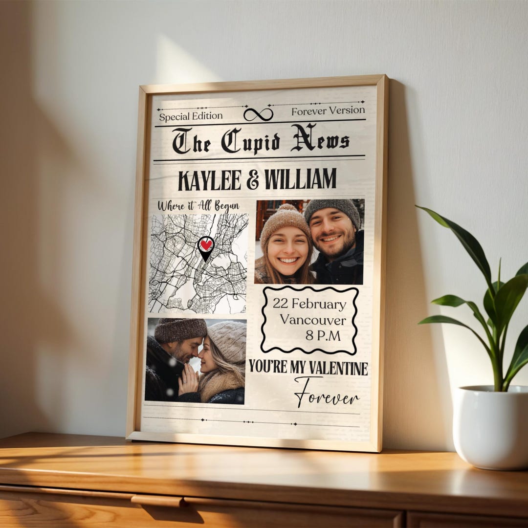 Trendy Newspaper Print, Best Friend Poster, New York Times Wall Art ...