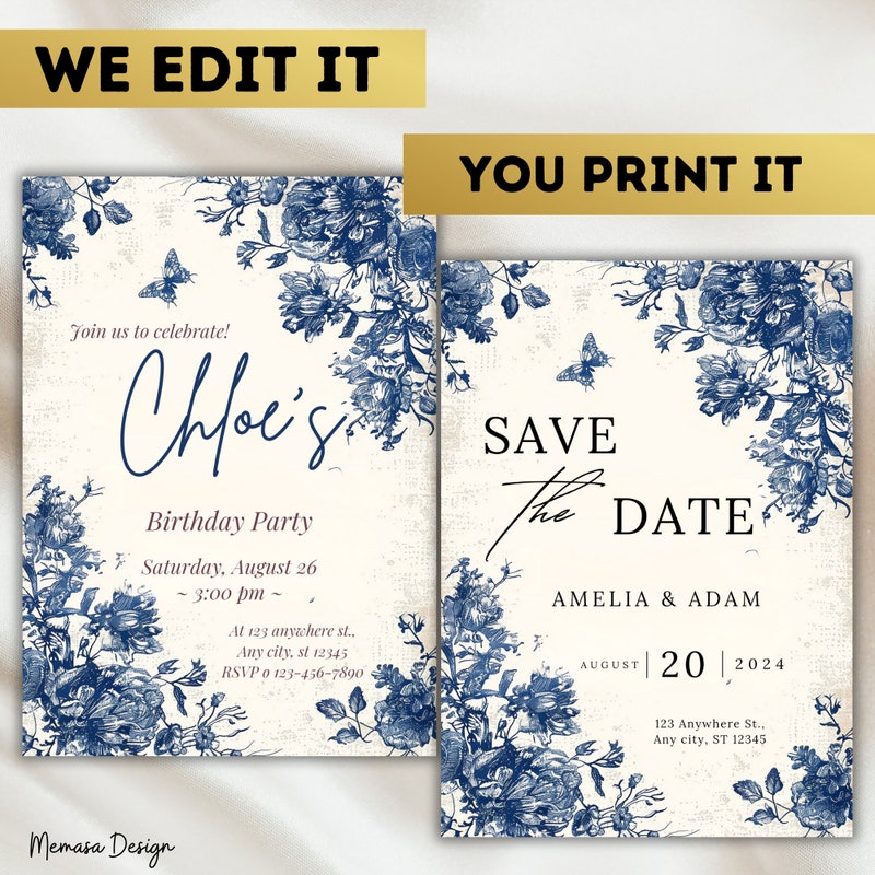 Custom Invitations - Etsy