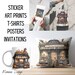 Halloween Storefronts Watercolor Clipart Bundle, PNG Spooky Store ...