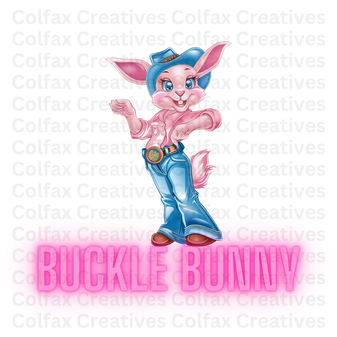 Buckle Bunny 2 Digital Download, PNG - Etsy