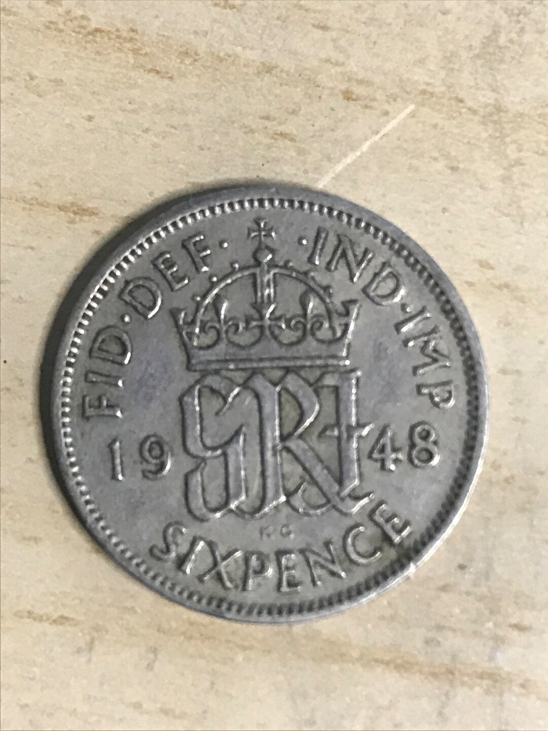 1948 Sixpence - Etsy