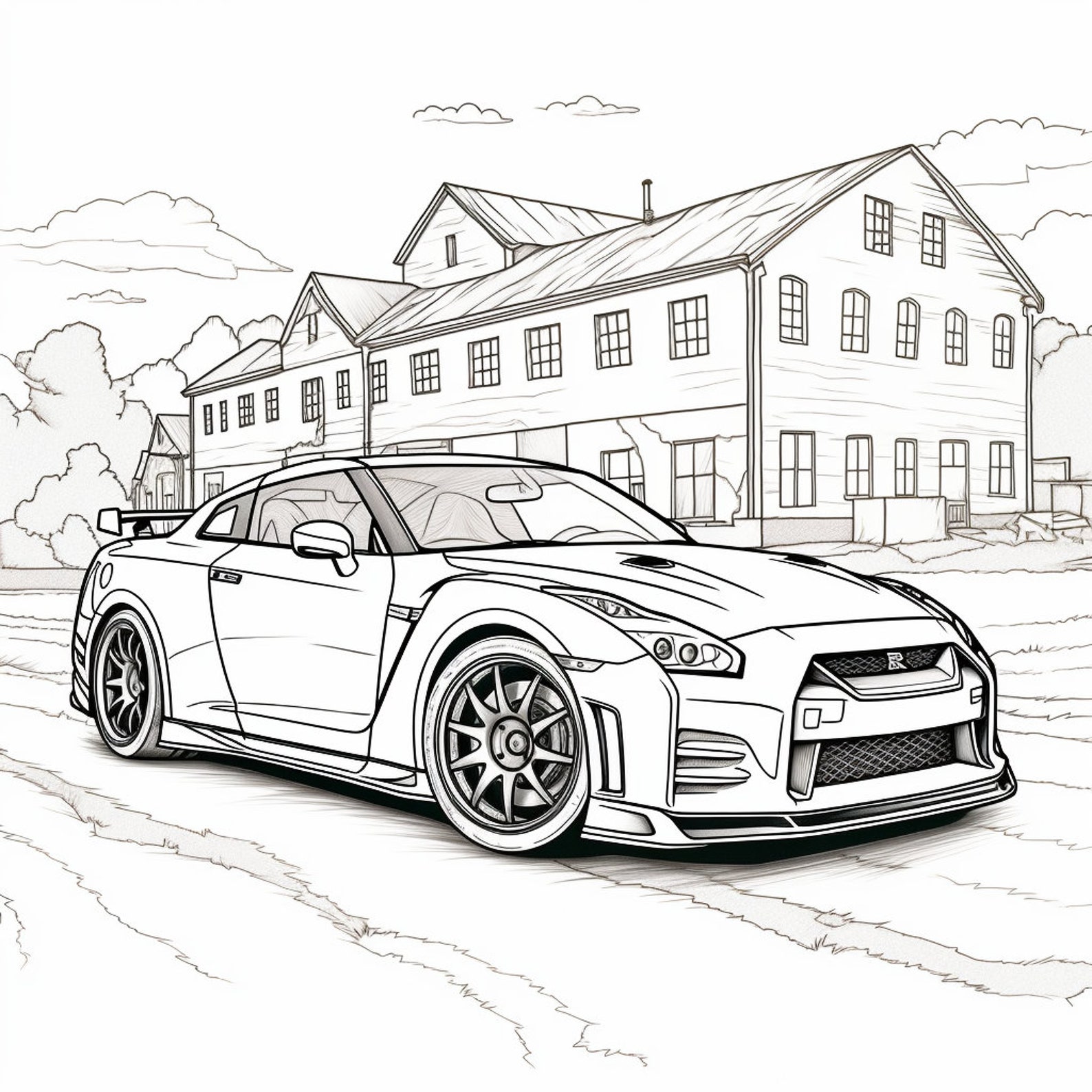20 JDM Cars Coloring Pages (downloadable PDF) - Etsy