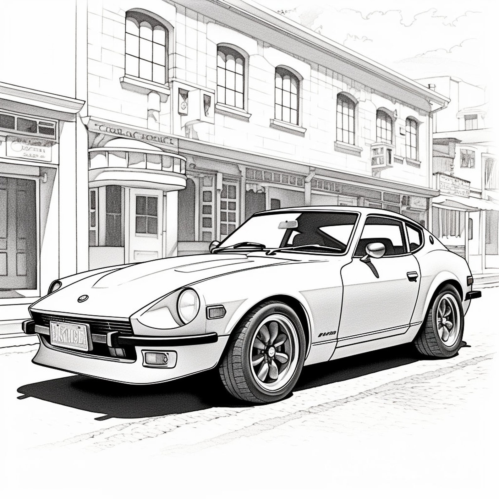 20 JDM Cars Coloring Pages (downloadable PDF) - Etsy