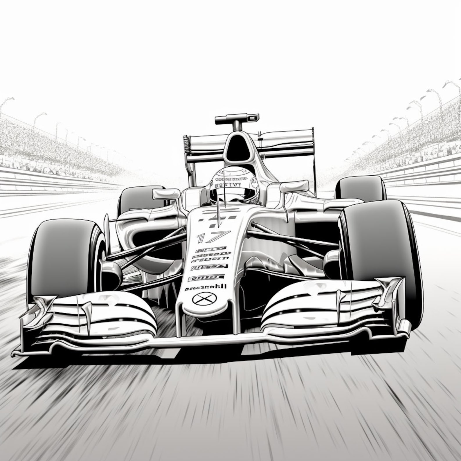 40 Sportscar/f1 Coloring Pages (downloadable PDF) - Etsy