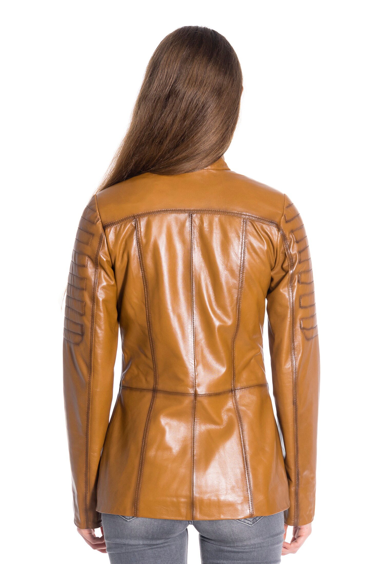 Genuine Leather Jacket for Woman,woman's Lamb Leather Jacket, Woman's ...