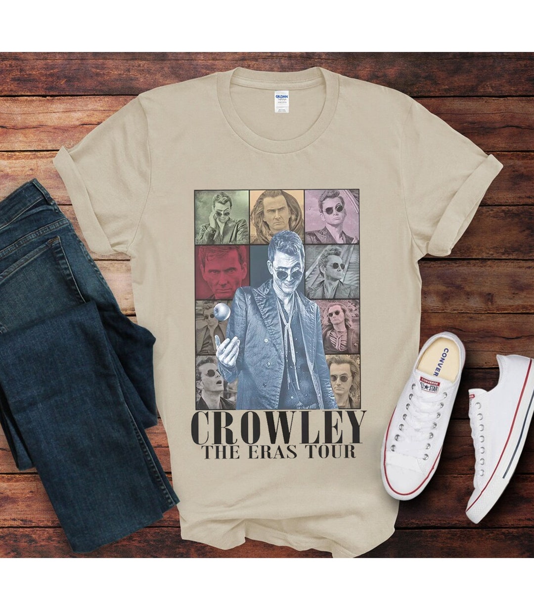 Crowley the Eras Tour Shirt, Good Omen Shirt, Crowley Supernatural ...