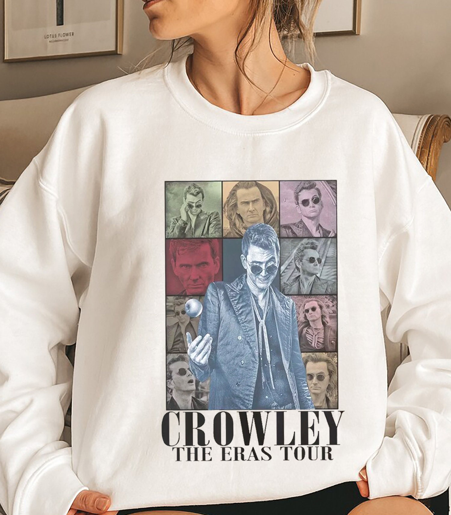 Crowley the Eras Tour Shirt, Good Omen Shirt, Crowley Supernatural ...