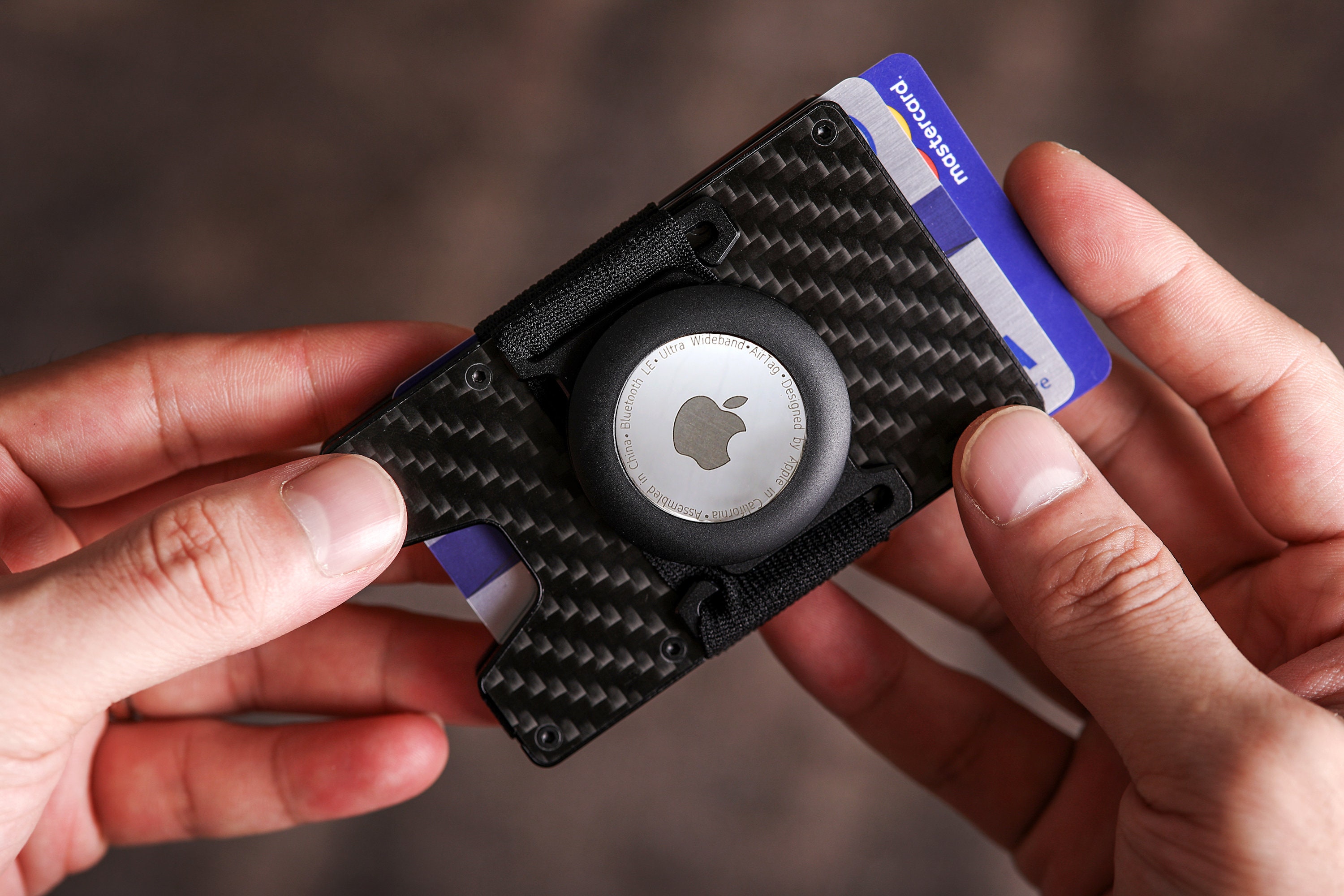 Carbon Fibre AirTag Wallet With Money Clip Groomsmen Gifts - Etsy
