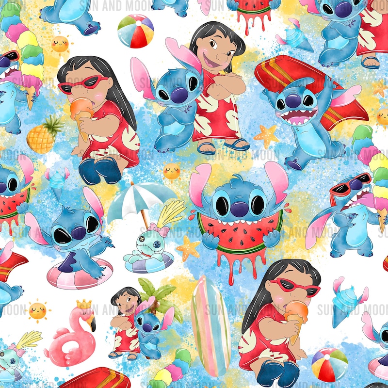 Stitch Wallpaper - Etsy