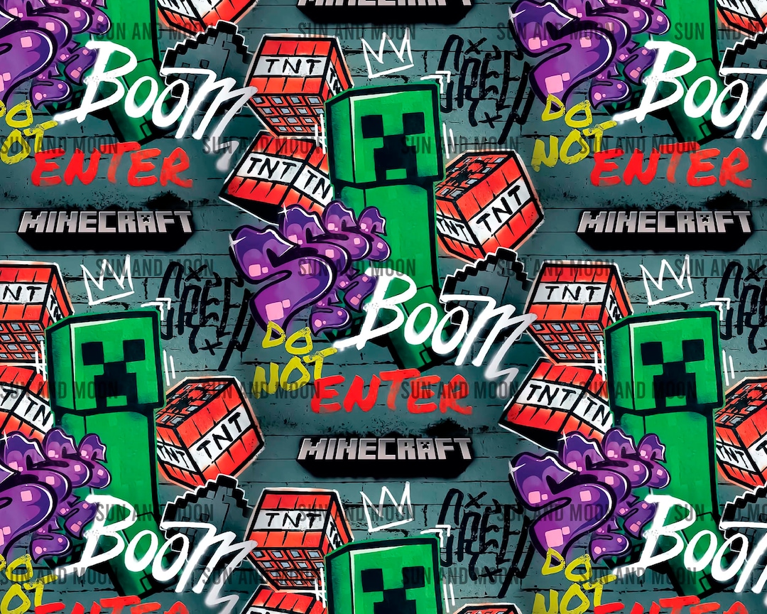 Creeper Seamless, Minecraft Digital Paper, Minecraft Seamless File ...