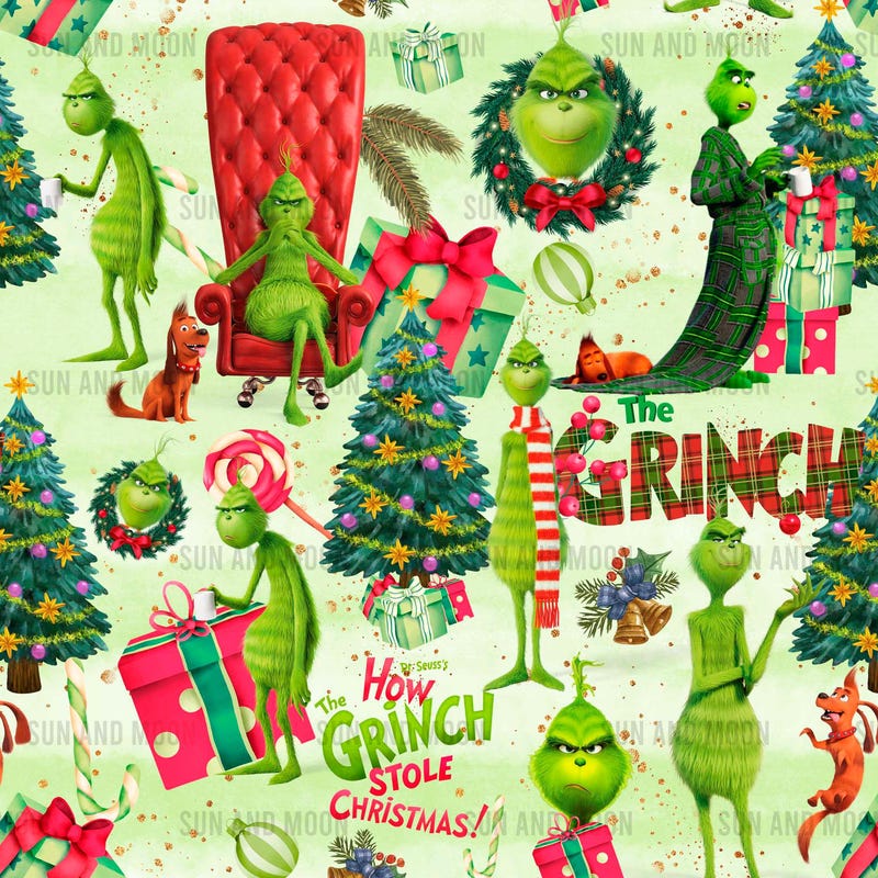 Preppy Grinch - Etsy