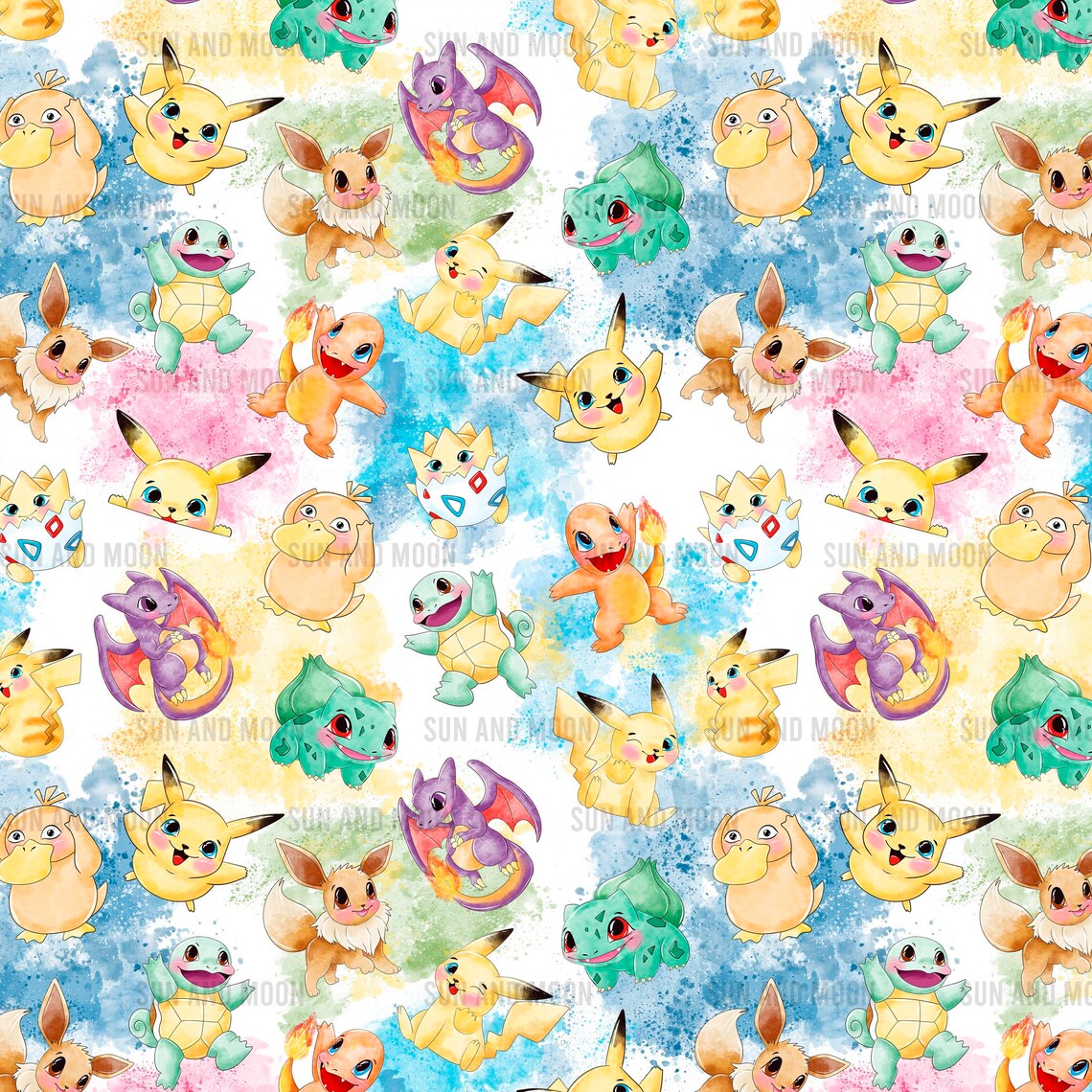 Pokeball Seamless Pattern, Pokemon Digital Paper, Pokemon Seamless ...