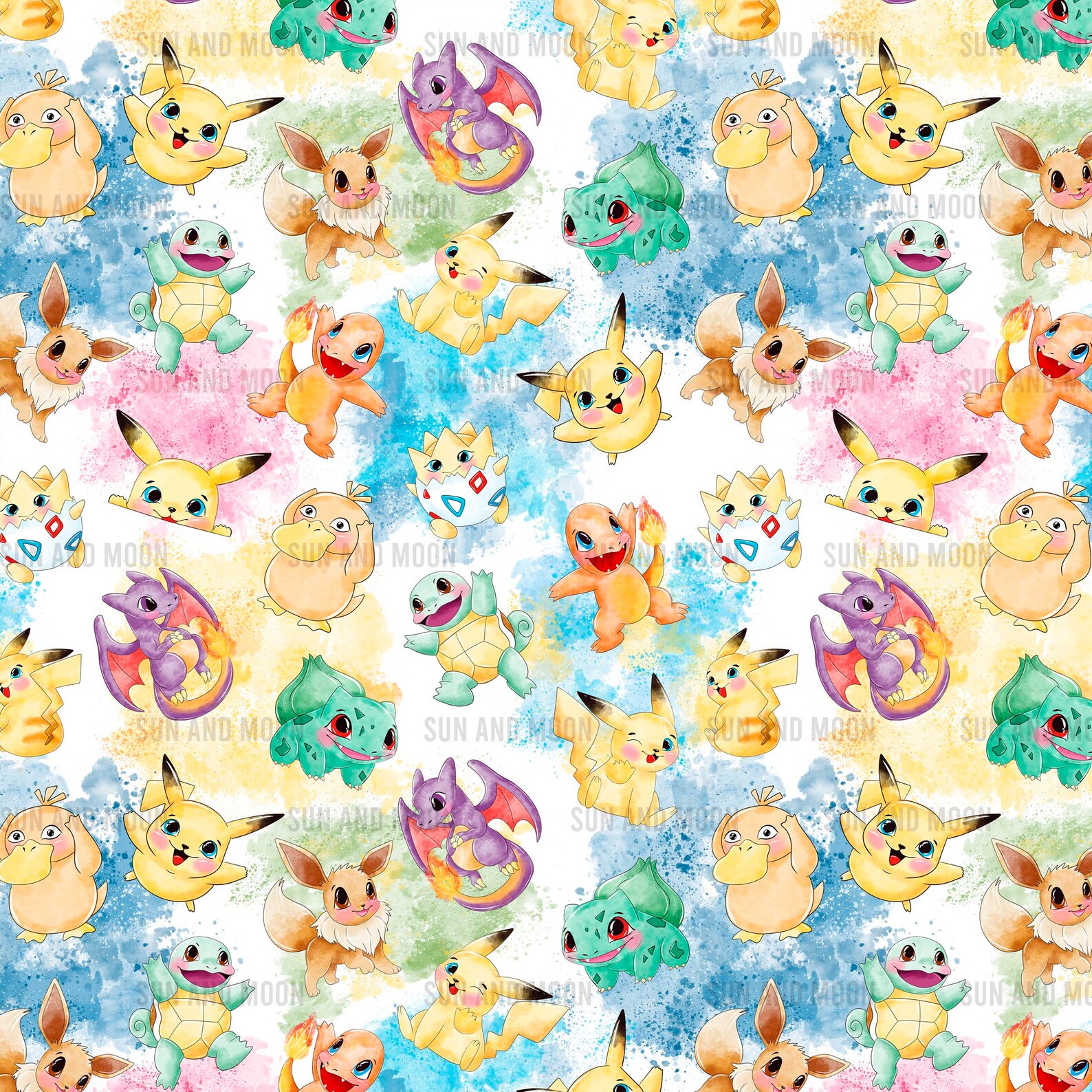 Pokeball Seamless Pattern, Pokemon Digital Paper, Pokemon Seamless ...