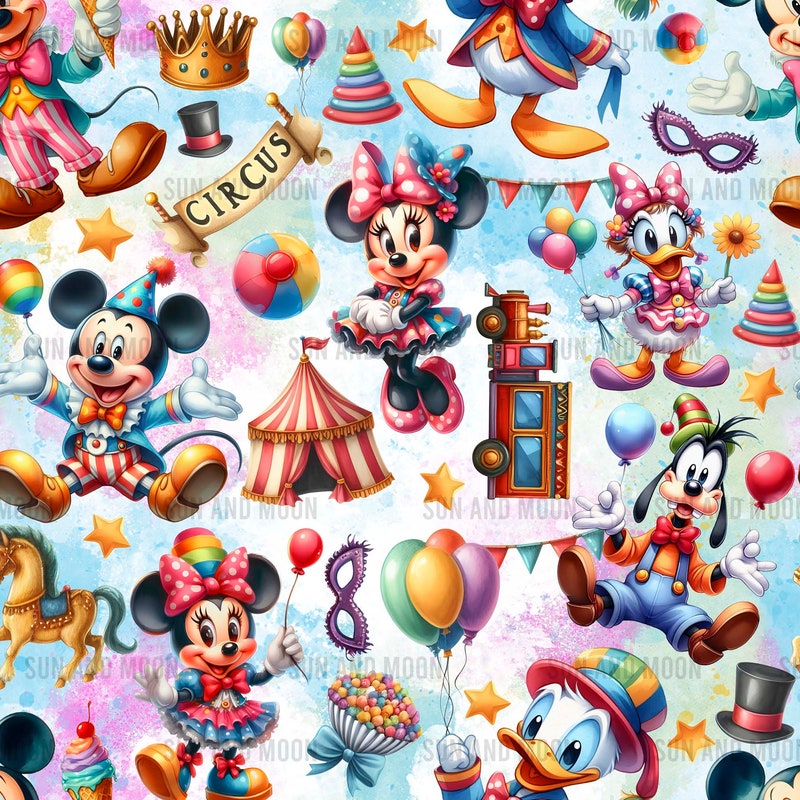 Mickey Mouse Circus - Etsy