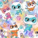 Super Hero Kittens Seamless Pattern, Tumbler Wrap Paper (digital ...