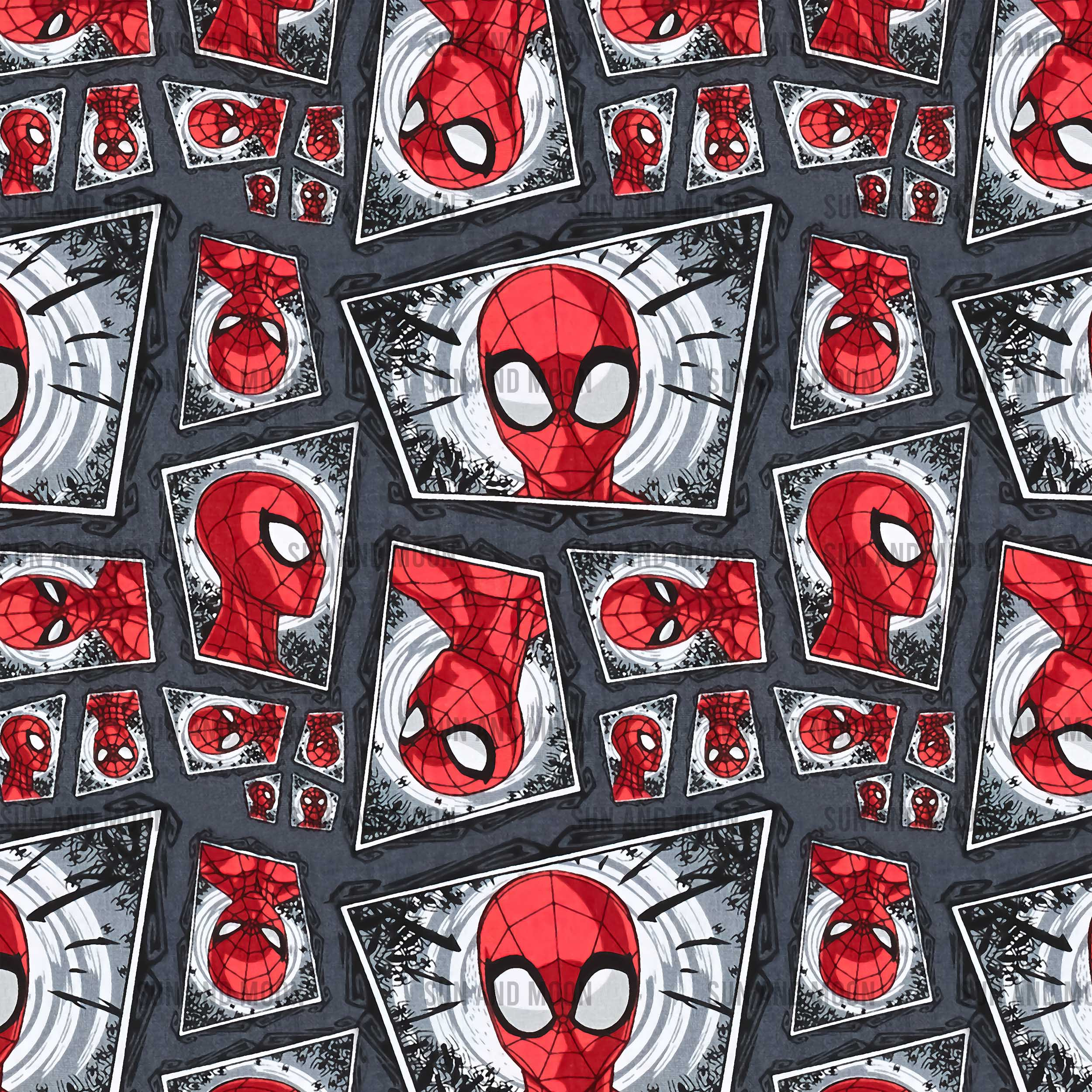 Super Heros Seamless Pattern, Cartoon Seamless Pattern, Spider Digital ...