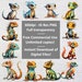 Fantasy Lizard Digital Clipart Instant Download Bundle Transparent ...
