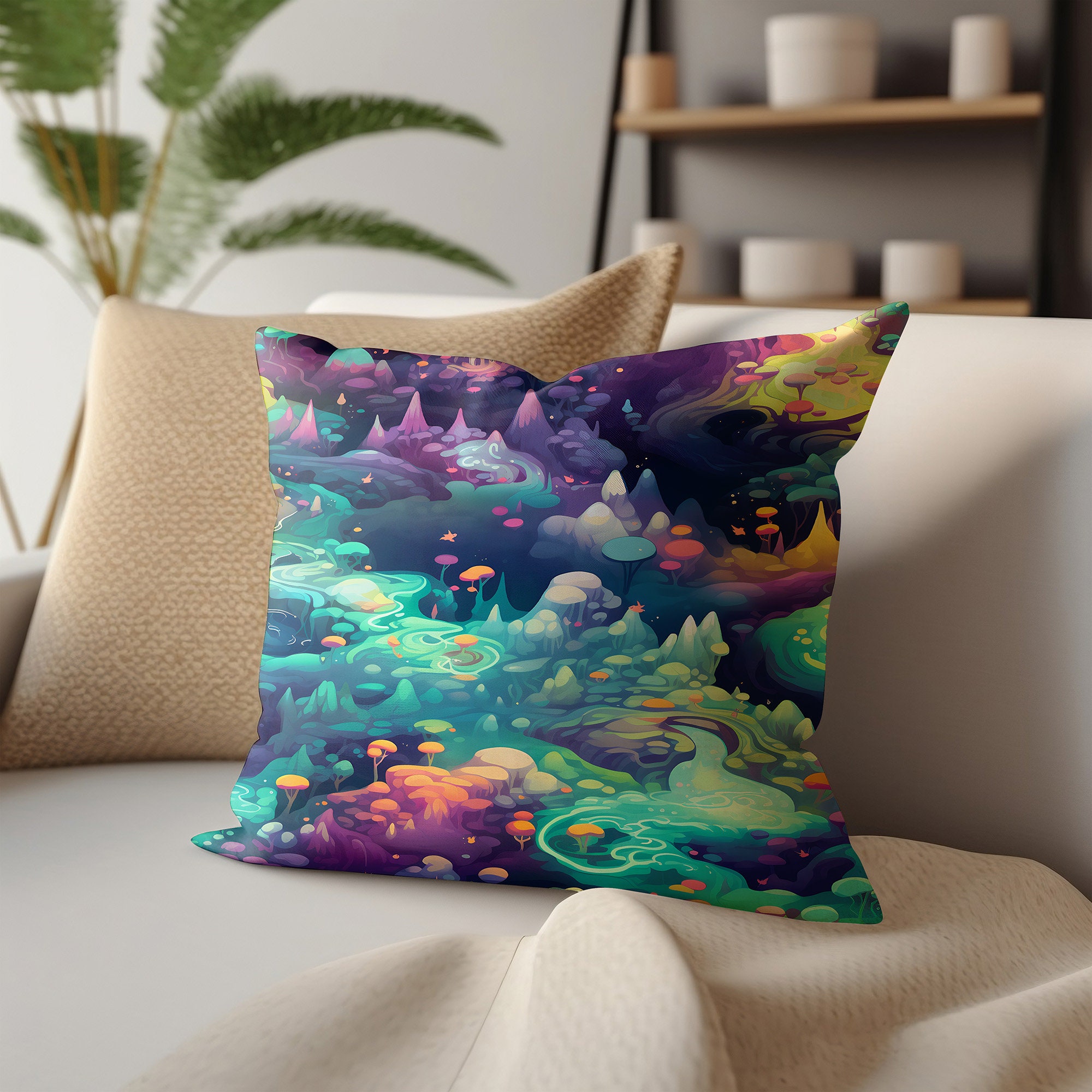 Dreamscape Fantasy Map Seamless Pattern Bundle Digital Papers Printable ...