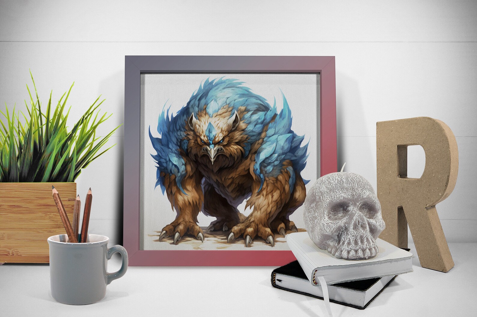 Fantasy Owlbear Digital Clipart Instant Download Bundle Transparent ...