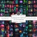 Cyberpunk Cabinet of Curiosity Pattern Bundle Digital Papers Printable ...