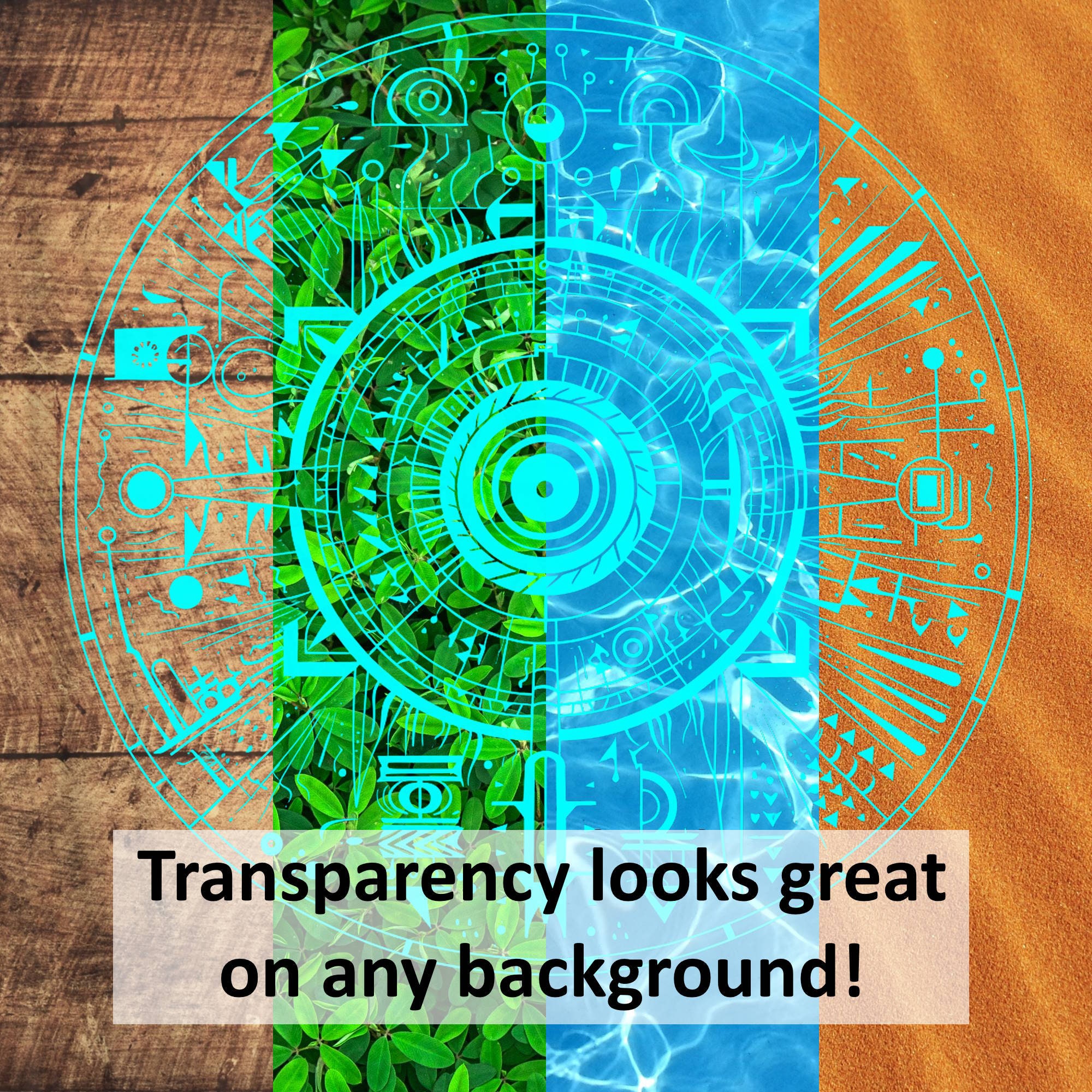 Magic Spell Circle Digital Clipart Instant Download Bundle Transparent ...