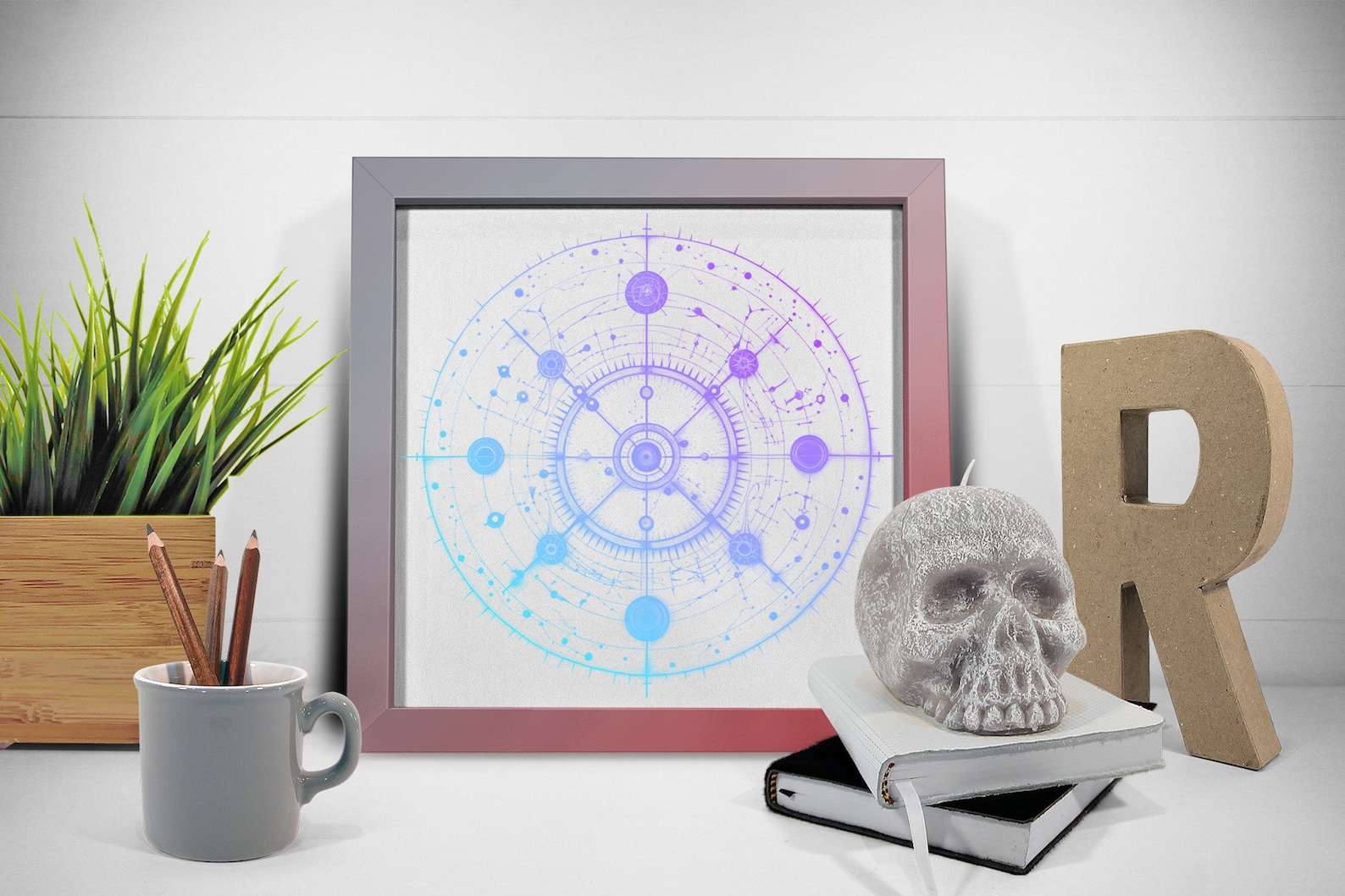 Magic Spell Circle Digital Clipart Instant Download Bundle Transparent ...