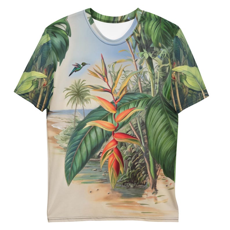 HELICONIA EXOTIC ISLAND Men's T-shirt - Etsy