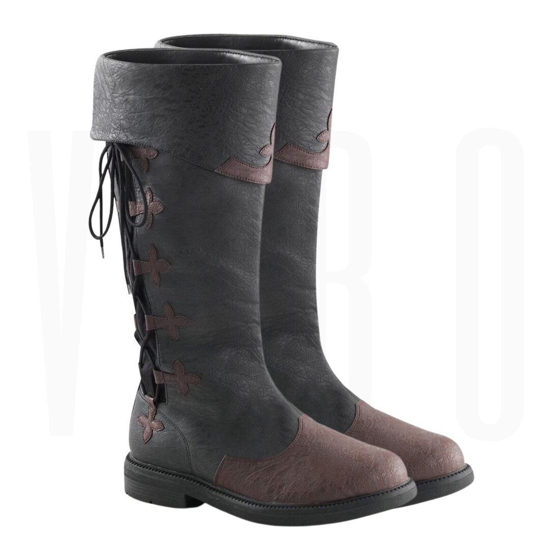 Handmade Boot, Renaissance Boots, Medieval Boots, Cosplay Boots, Pirate ...